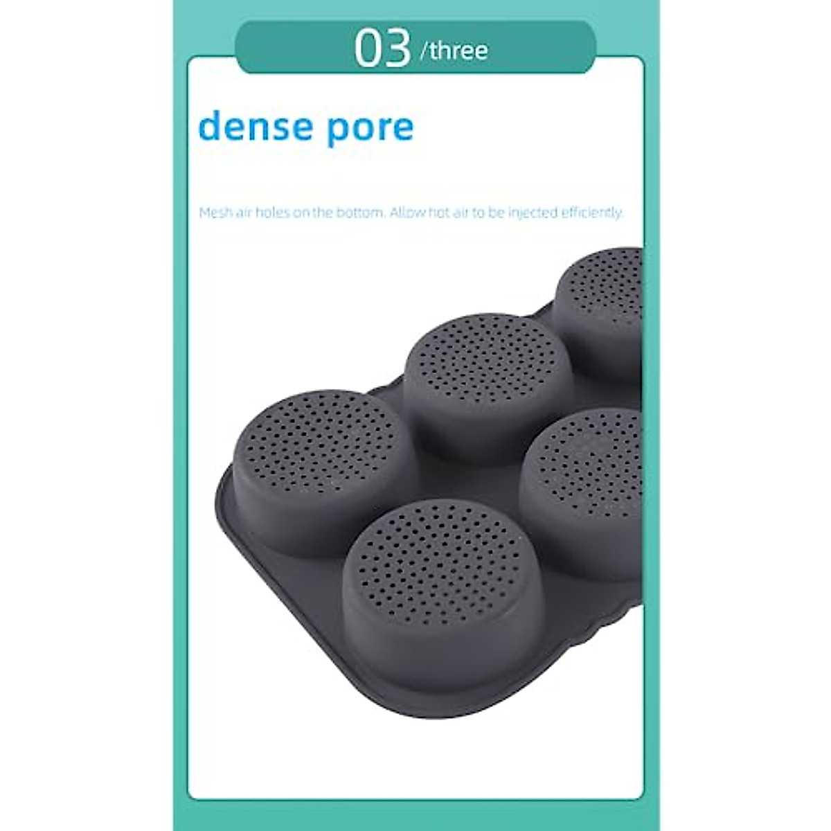 DRemdo Baking tools, household high-temperature hamburger molds, ovens, baking plates, bread molds