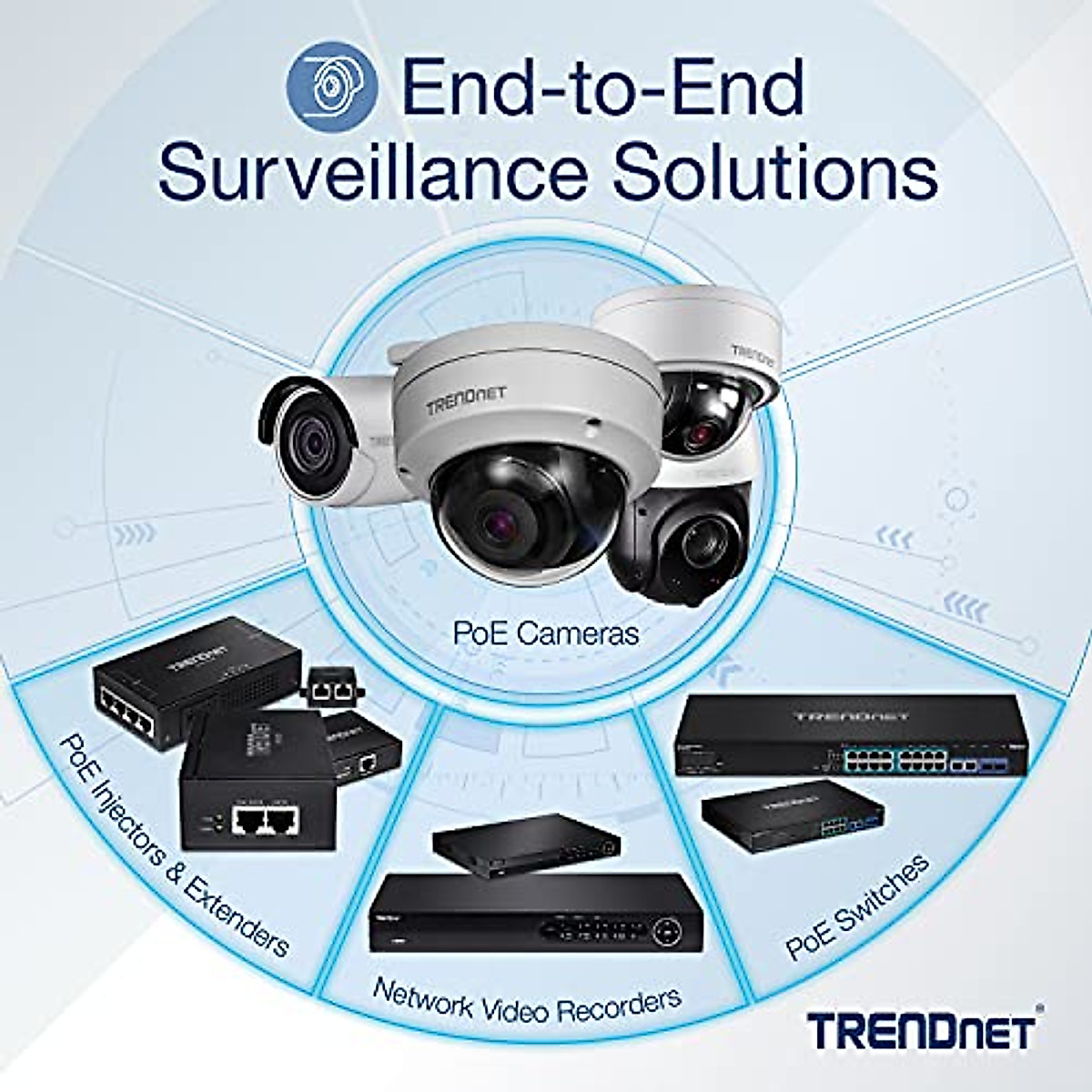 TRENDnet 5 DBI Wireless AC1300 Outdoor PoE+ Omni-Directional Access Point, TEW-841APBO, 4 X 5 DBI Omni Directional Antennas, Point-to-Point & Point-to-Multi-Point WiFi Bridging, IEEE 802.3AT PoE+
