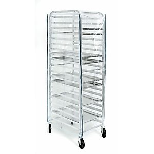HUBERT Clear Pan Rack Cover - 28 1/2"L x 24 1/2"W x 60"H