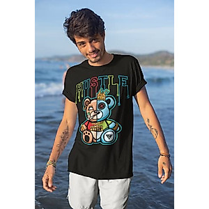 Shirt to Match Retro Jordan 23 Elephant Print Men's Graphic T Shirt, 23 Elephant Print Graphic Tee to Match Jordans Grey