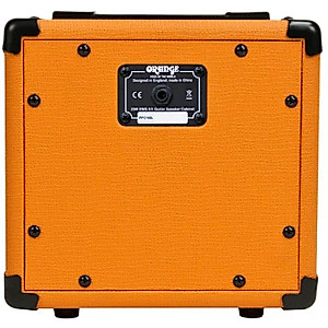 Orange PPC108 1x8” Closed-Back Speaker Cabinet Bundle with Orange MT20 Micro Terror Amp Head, Orange Woven Guitar Cable, Speaker Cable and Liquid Audio Polishing Cloth (5 Items)
