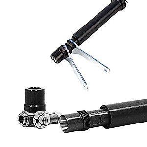 ZHONG AN Extended Die Grinder, 1/4",1/8" Collets and 2 Wrenches (Long Shaft)
