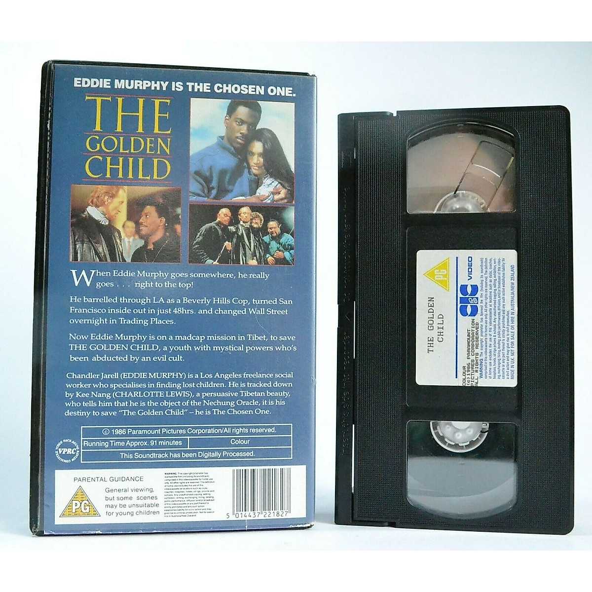 The Golden Child [VHS] [VHS Tape] (2002) Eddie Murphy; Charles Dance; Charlot...