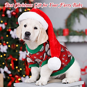 8 Pieces Dog Sweaters Winter Chihuahua Clothes Outfits Dog Warm Shirt Winter Puppy Clothes for Winter Colorful Thickening Dog Pajamas for Pets Pup Dog Cat (Classic Pattern, Small)