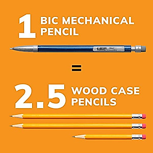 BIC Variety Pack, Assorted Sizes, 0.5mm, 0.7mm, 0.9mm, 60-Count, Refillable Design for Long-Lasting Use