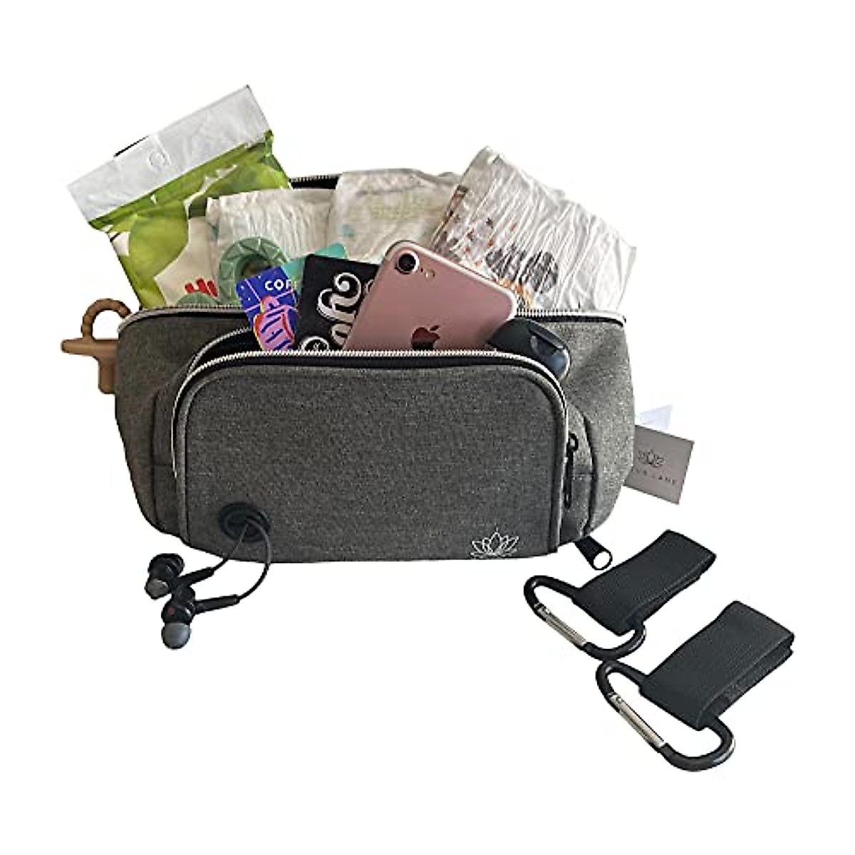 Crossbody Diaper Bags for Baby Boy Mini Diaper Bag Fanny Packs Stroller Diaper Bag Small Diaper Bag with Changing Pad for Men and Women by Lotus Lane