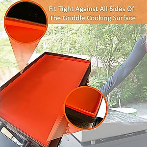 Silicone Griddle Mat for Blackstone 28 Inch Griddle, Heavy Duty Silicone Grill Mat, Protect Griddle Cooking Surface from Dust, Debris, Rust, Silicone Griddle Cover Flat Top Griddle Keep Griddle Clean