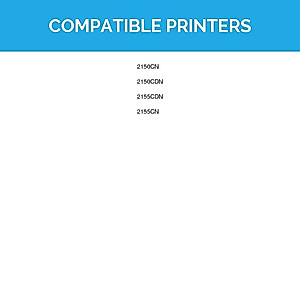 LD Products Compatible Toner Cartridge Replacements for Dell 331-0719 MY5TJ High Yield (Black, 3-Pack) for Color Laser 2150cdn, 2150cn & Multi-Function 2155cdn, 2155cn