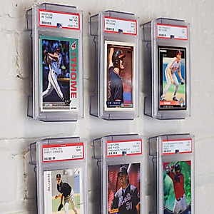 CollectorMount Card Mount 1 Pack, for Graded PSA Trading and Sports Cards, Shelf Stand or Wall Mount Display