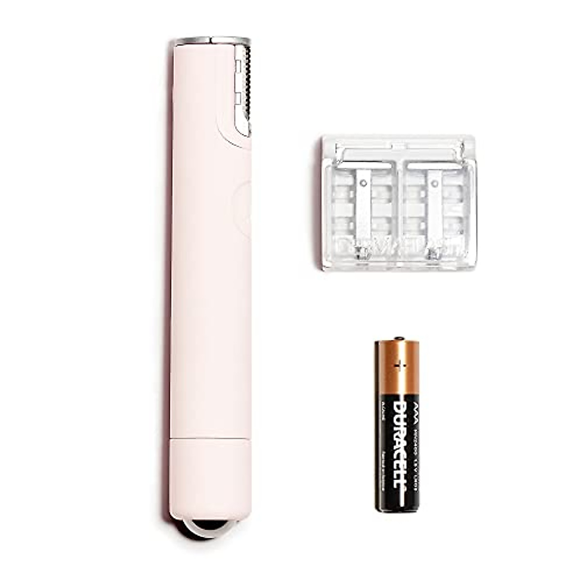 DERMAFLASH Mini Dermaplaning Tool for Precision Peach Fuzz Removal, Blush