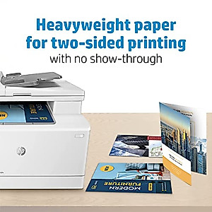 HP Professional Business Paper, Glossy, 8.5x11 in, 48 lb, 50 sheets, works with inkjet, PageWide, laser printers (6MF93A)