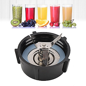 Blender Blades Stainless Steel Blade With Bottom Rubber Ring Blender Bottom Blades Juicer Blender Replacement Kit Blender Replacement Accessories for Electric Blenders