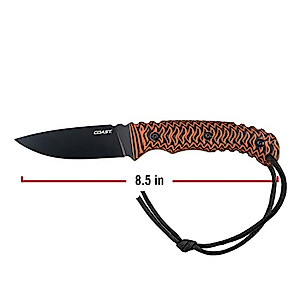 Coast F401 1919 Reserve Limited Edition Fixed Blade Knife, 4” Blade Black