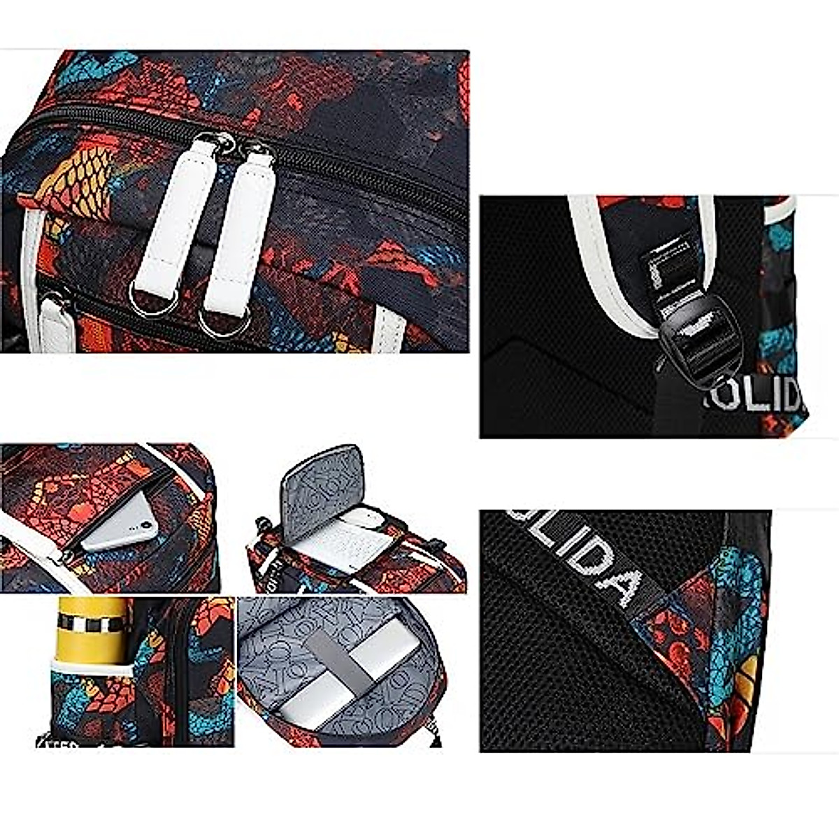 ISaikoy Game Plants vs. Zombies Backpack Shoulder Bag Bookbag School Bag Daypack Satchel Laptop Bag Color Red21