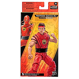 Hasbro Power Rangers x Cobra Kai Lightning Collection Morphed Miguel Diaz Red Eagle Ranger Figure 6"