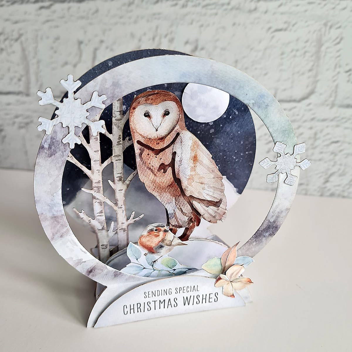 Katy Sue Watercolor Christmas Animals Die-Cut Pop-Up Card Making Kit for Adults. Makes 12 Cards with Festive Animals. Contains 12 Cards, 12 Sheets of Elements, & 12 Envelopes for Card Making Supplies