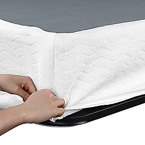 Lexicon Linden Mattress Foundation, Queen, White