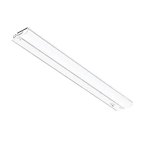 GETINLIGHT Dimmable Hardwired Only Under Cabinet LED Lights, 24-inch, Soft White(3000K), Matte White Finished, ETL Listed, IN-0201-13-WH