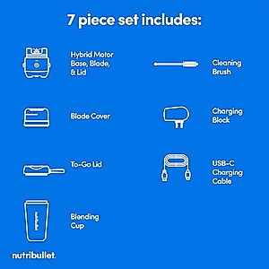 nutribullet Flip Portable Blender with Tritan Cup, Black, NBPB10350