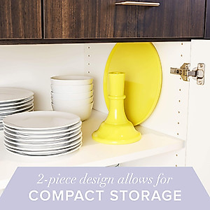 Twine Yellow Melamine Cake Stand, Cupcake Stand, Home Decor, Food Service, Dessert Accessory, Yellow, Set of 1