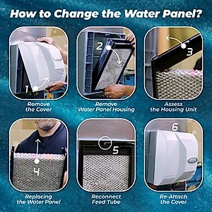 35 Water Panel Compatible with Aprilaire Humidifier,Model 35 02 Replacement Filter 2 Pack for Aprilaire 350,560,560A,568,600,600A,600M,700,700A Humidifier Pad,Whole House Humidifier Filter