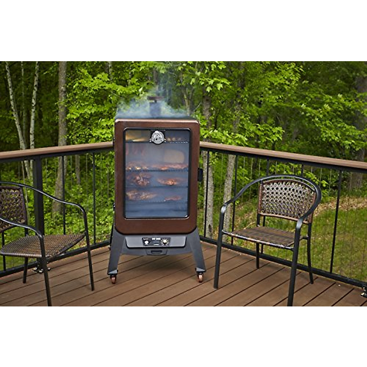 Pit Boss Grills 77550 5.5 Pellet Smoker, 850 sq inch, Copper