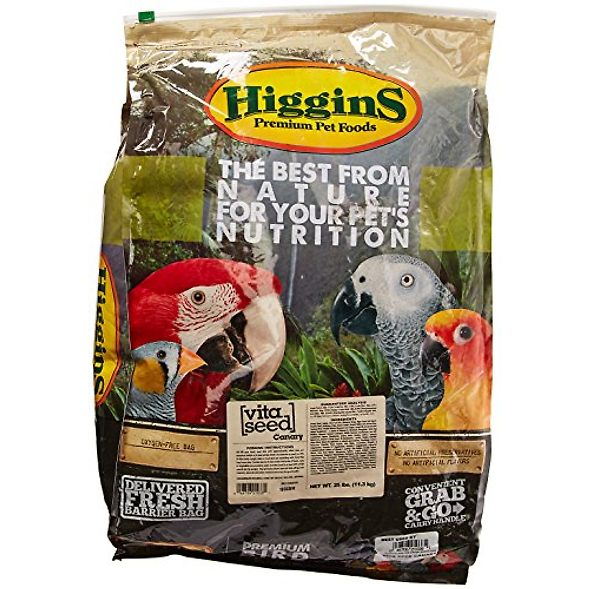 Higgins 466164 Vita Seed Canary Food For Birds, 25-Pound