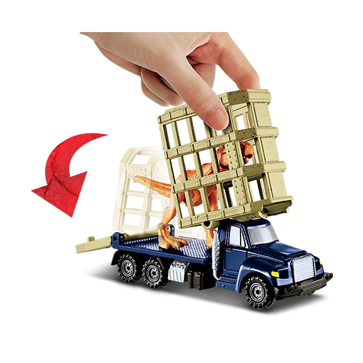 MATCHBOX JURASSIC WORLD DINO TRANSPORTERS T. Rex Trailer