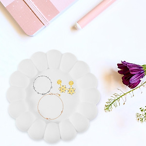 Alipis sunflower jewelry tray jewelry plate perfume ring dining table birthday present nightstand tray jewelry storage tray Storage Box bedside table jewelry tray desk