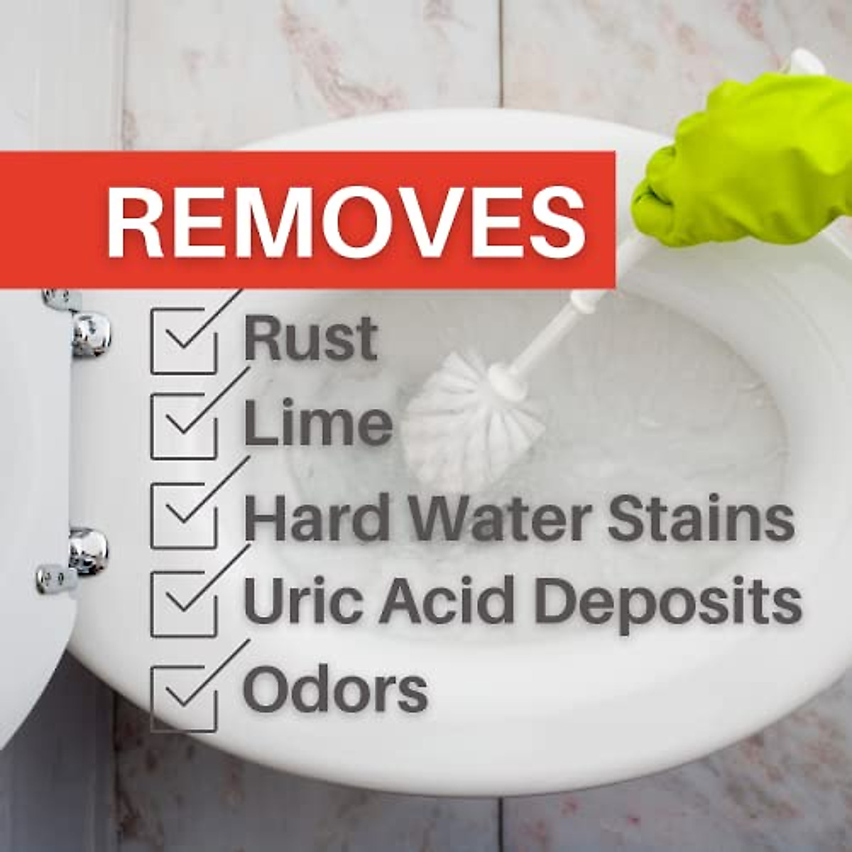 Diversey Crew 04578 Clinging Toilet Bowl Cleaner, 12 x 32 oz./946 mL Squeeze Bottles (Pack of 12)