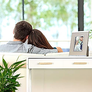 Prosumer's Choice White 2-Tier 2-Drawer Compact Sofa and Console Table, Elegant Entryway, Hallway,Foyer, Accent Side Table for Living Room, Office, Corridor