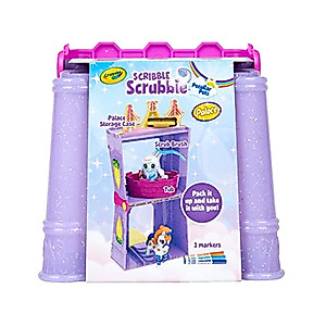 Crayola Scribble Scrubbie Peculiar Pets, Palace Playset with Yeti & Unicorn Toys, Kids Gifts for Girls & Boys, Ages 3, 4, 5, 6