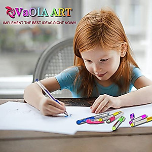 Colored Pens 30 Psc Glitter Gel Pens for Kids Colorful Pens for Spirograph Deluxe Design Set