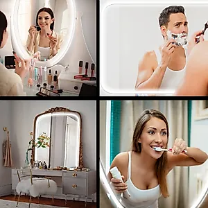 Blikshin LED Vanity Lights for Mirror, Lights for Body Mirror, 10FT/Ultra Bright/Dimmable/360LEDs/ELT 12V, for Bathroom Mirror/Dressing Mirror/Full Body Mirror