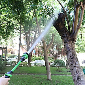 STYDDI Watering Wand 18”, Metal 9 Pattern Garden Watering Wand with Pivoting Head and Thumb Control, 18-Inch Watering Wand for Garden Hose, Ideal for Watering Hanging Basket and Shrubs, Flower, Green