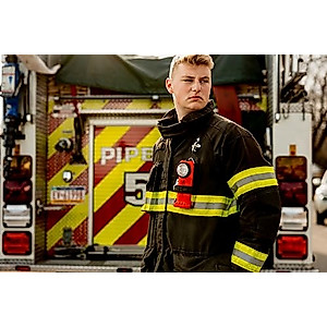 Streamlight 90244 Survivor X USB 250-Lumen USB Rechargeable Right-Angle Firefighter's Flashlight With SL-B26 Battery Pack, Yellow