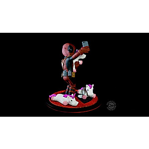 Quantum Mechanix Deadpool Unicorn Selfie Q-Fig Max Toons Figure, Multi-Colored