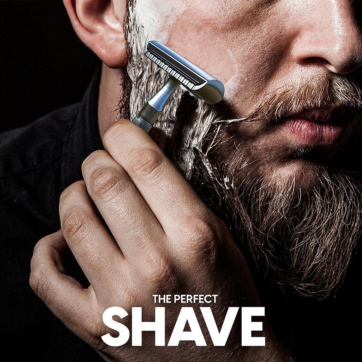 VETERAN OWNED COMPANY. Safety Razor, single blade, Chrome Double Edge Safety Razor, with 10 Platinum Coated Double Edge Safety Razor Blades. This shaver will last a lifetime.