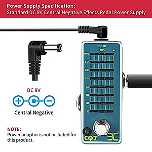 EX 7 Band EQ Equalizer Mini Guitar Pedal