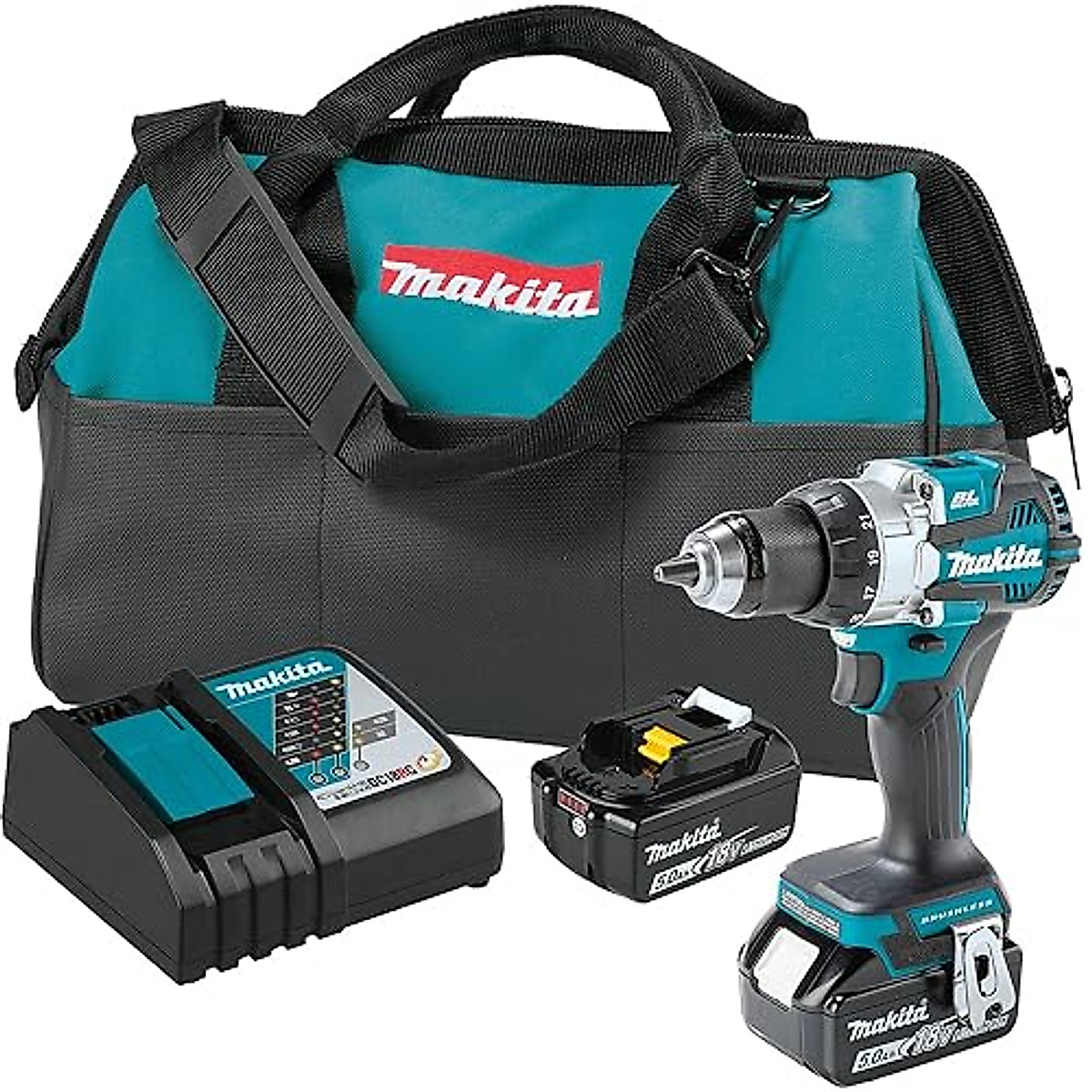 Makita XFD16T 18V LXT® Lithium-Ion Brushless Cordless 1/2" Driver-Drill Kit (5.0Ah)