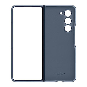 Samsung Galaxy Z Fold5 Eco Leather Phone Case, Snug Fit, Soft Inside, Protective Cover, Icy Blue