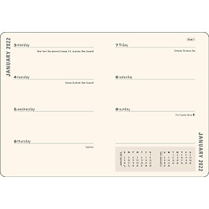 2022 Watercolor Garden Weekly Planner (16-Month Engagement Calendar)
