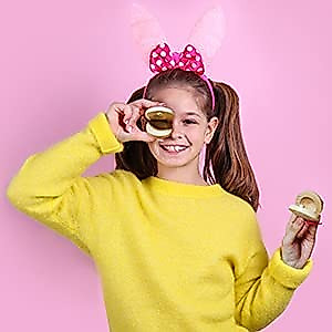 Licogel Wooden Castanet Percussion Instrument - 12PCS Hand Finger Castanets Party Favors Spanish Wood Castanets Classroom DIY Rhythm Music Musical Instrument for Kids Children Adults