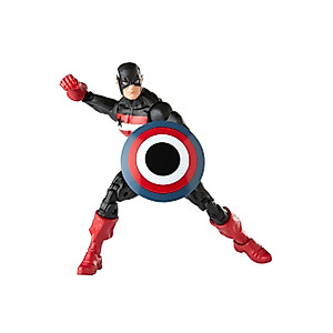 Marvel Legends Series U.S. Agent Classic Comics Action Figure 6-inch Collectible Toy, 1 Accessory, 2 Build-A-Figure Parts