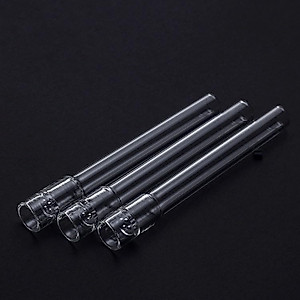 Solo Glass Tube Stem (110mm Straight) Steam Chemistry Air Drying Tube, 3-Pack