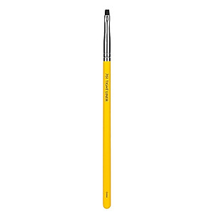Bdellium Tools Professional Makeup Brush - Studio Series 761 Tight Liner - With Soft Synthetic Fibers, For Precise Application of Eyeshadow (Yellow, 1pc)