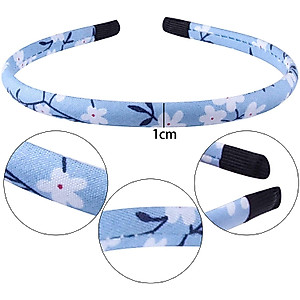 Candygirl Girls Headbands Plain for Kids Cloth Headbands for Girls Gifts Thin Hair Headbands for Toddler Cute Head Bands