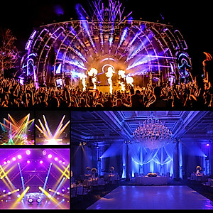 Topteng 𝟐𝟑𝟎𝐖 𝐌𝐨𝐯𝐢𝐧𝐠 𝐇𝐞𝐚𝐝 𝐒𝐭𝐚𝐠𝐞 𝐋𝐢𝐠𝐡𝐭, DJ Lights Beam 230 Stage Lights Spotlight 230W 7R Zoom Moving Head Beam Sharpy Light 8 Prism Strobe DMX 16Ch for Party Stage
