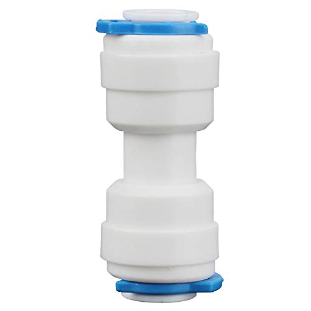 DGZZI 1Set 20-Pack Reverse Osmosis Aquarium Quick Fittings With Locking Clips 1/4" OD RO Water Filter Hose Tube Plastic Connectors