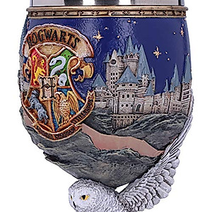 Nemesis Now Harry Potter Goblet, Hand Painted Harry Potter Collectible Chalice, Wizarding Wrold Cup, Ideal Gift for Potterheads - Hogwarts